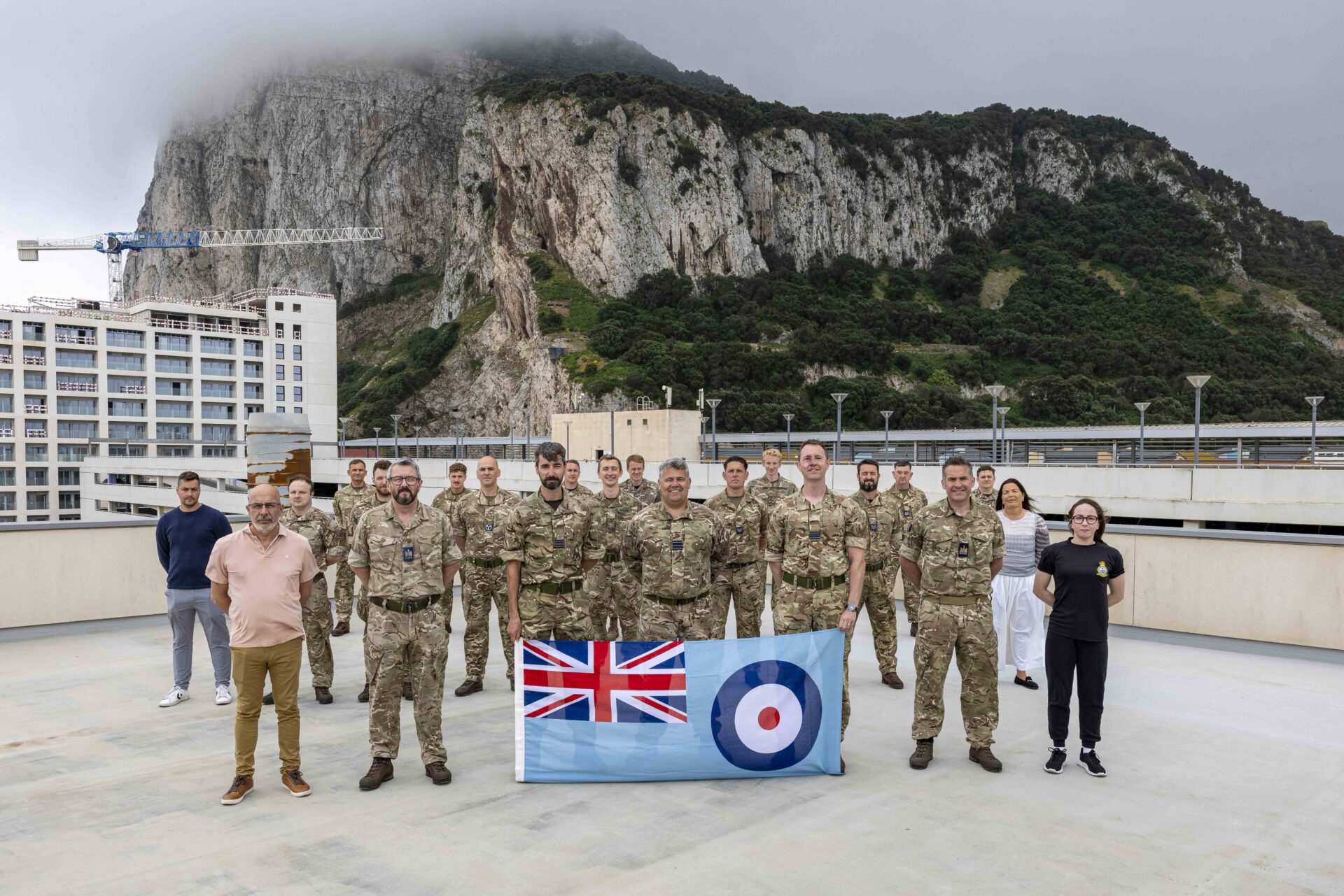 RAF Gibraltar wins RAF Central Fund Unit Award at the 2025 RAF Sport ...